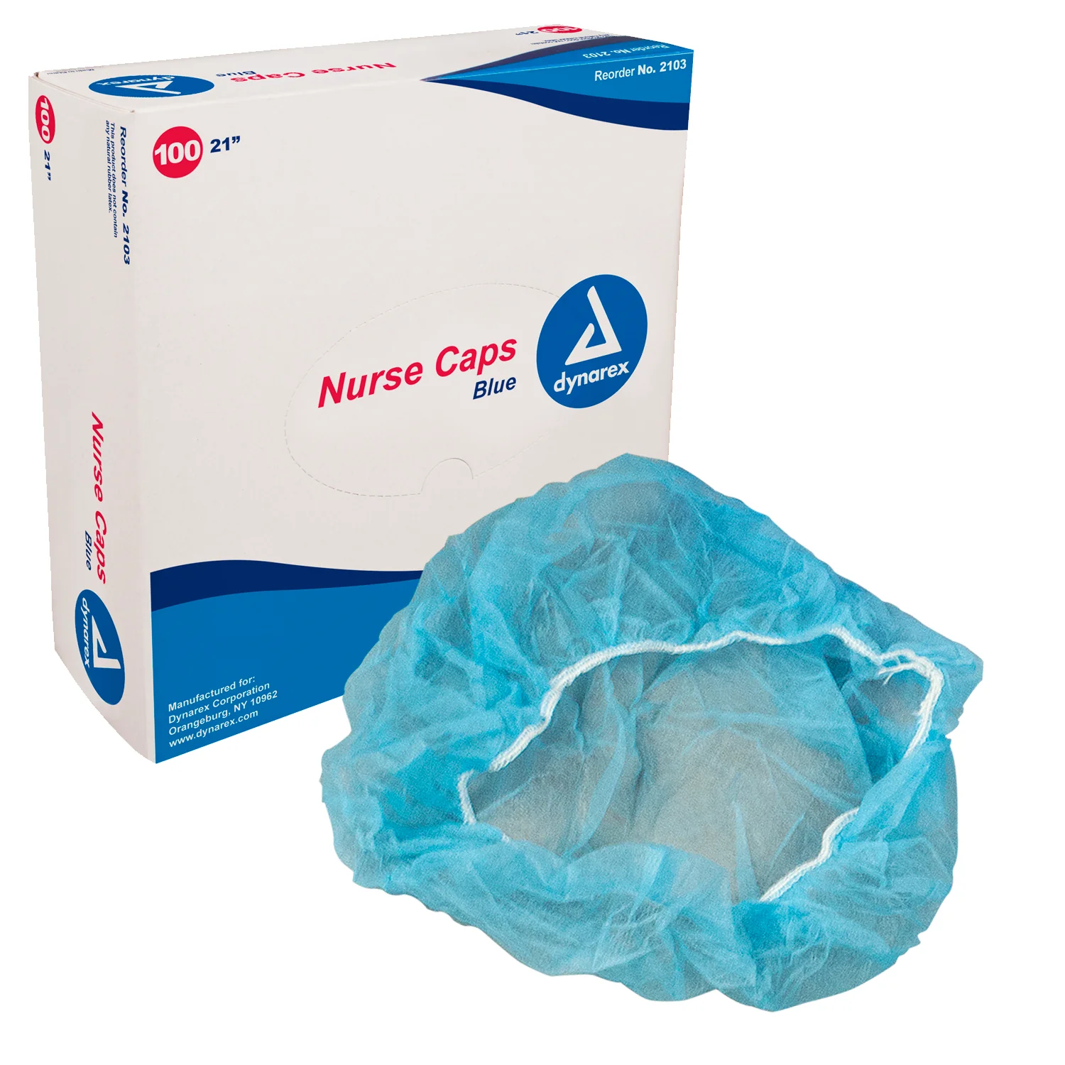 Nurses Caps BLUE 100's