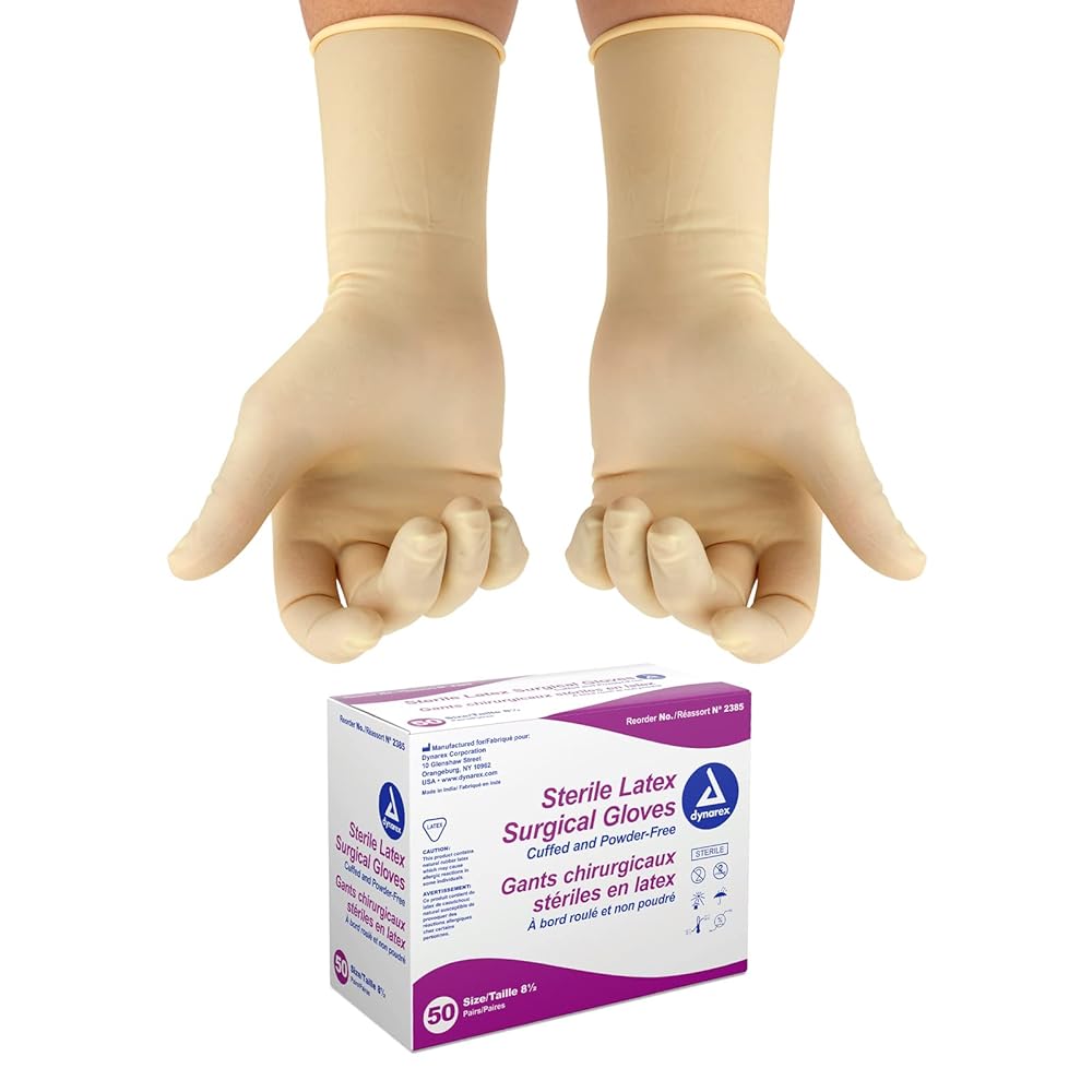 Gloves Sterile Surgical LP Size 8.0 (Pairs) MEDI GLOVE